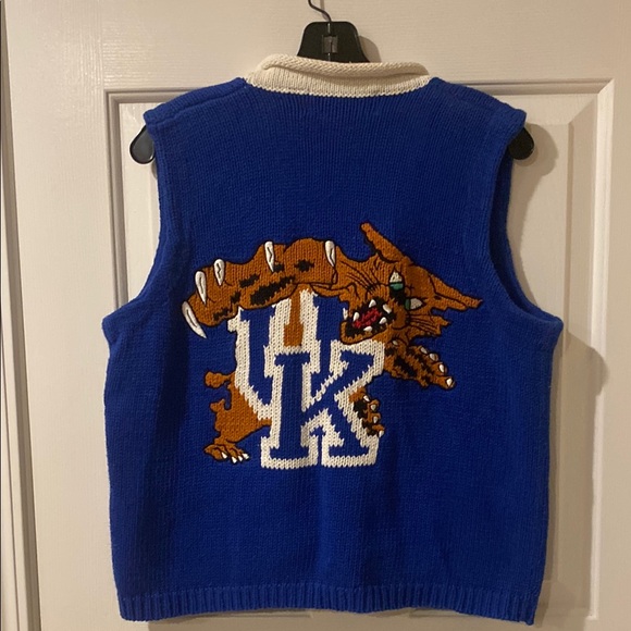 Bellepointe | Jackets & Coats | Bellepointe Blue Knit Vest With Uk ...